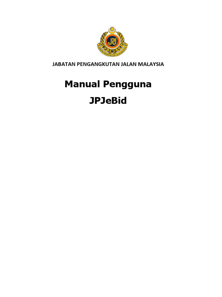 User Manual JP Je Bid | PDF