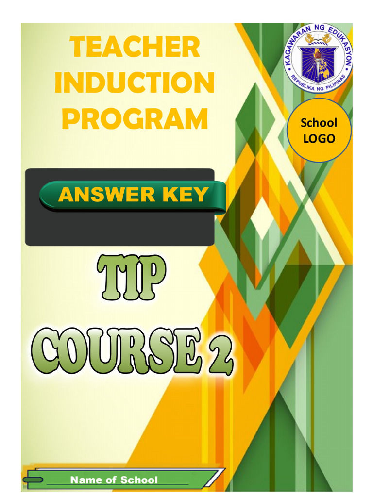 Tip Course 2 Answerkey | Download Free PDF | Learning | Curriculum