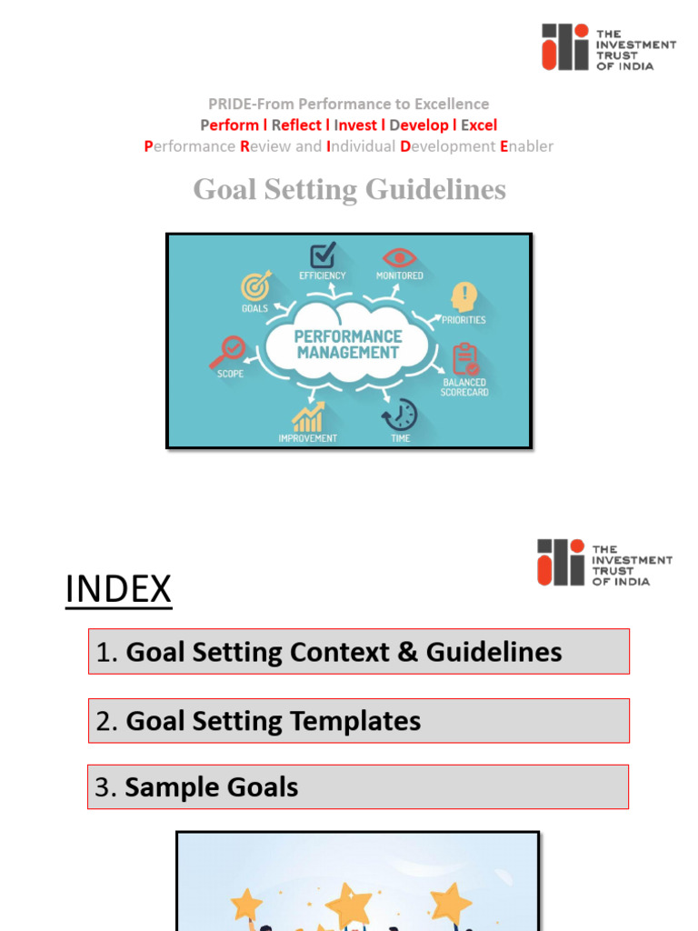 GoalSetting Guidelines | PDF | Performance Indicator | Goal