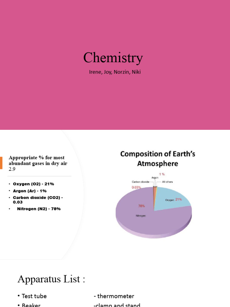 chem presentation 副本 | PDF | Combustion | Chemical Reactions