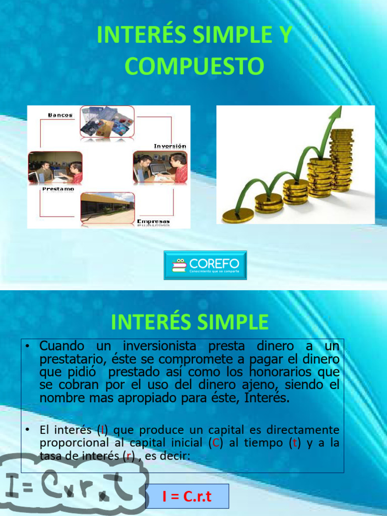 Unidad 01 Regla de Interes Simple y Compuesto | PDF | Interés compuesto ...