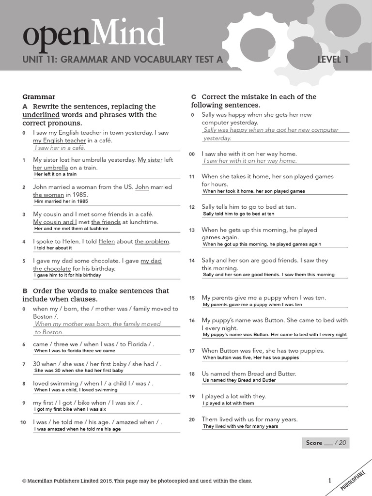 Unit 5 | PDF | English Language | Syntax