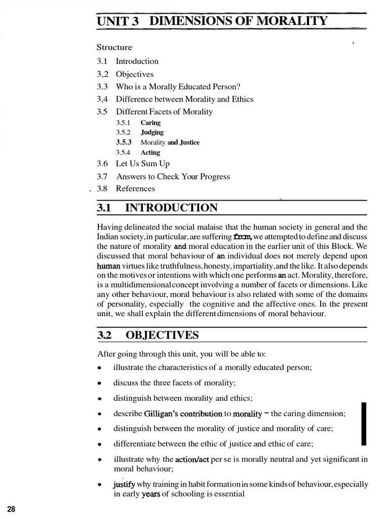 Unit 3 | PDF | Morality | Autonomy