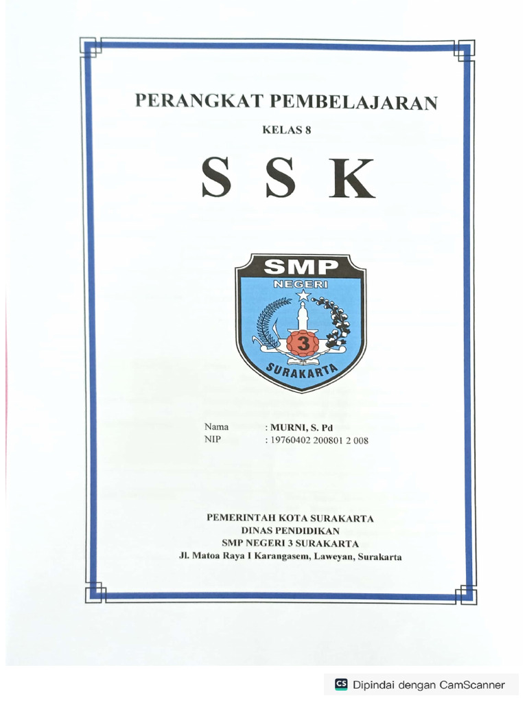 3 Modul Ajar SSK IPS 8_Murni | PDF