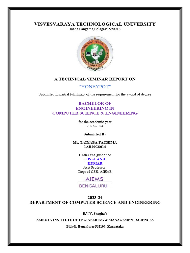 Fathima Technical Report | PDF | Computer Security | Security Fathima Technical Report | PDF | Computer Security | Security