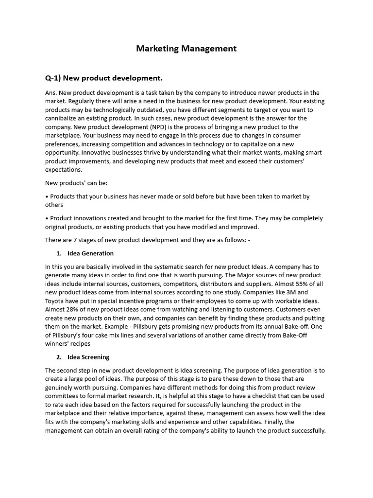 Marketing Management | PDF | Marketing | Pricing