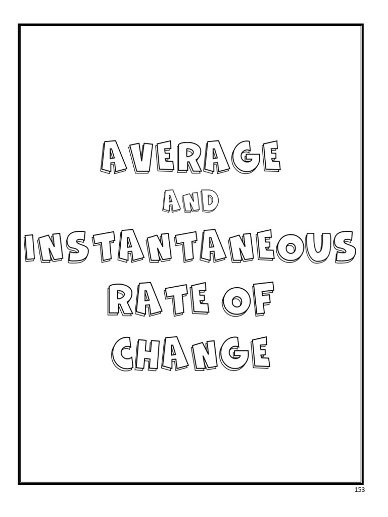00 - Unit 8 AROC and IROC Course Pack | PDF | Derivative | Slope