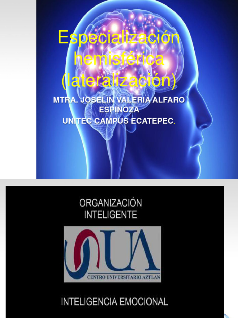 Especialización Hemisférica (Lateralización) 4 | PDF | Hemisferio ...
