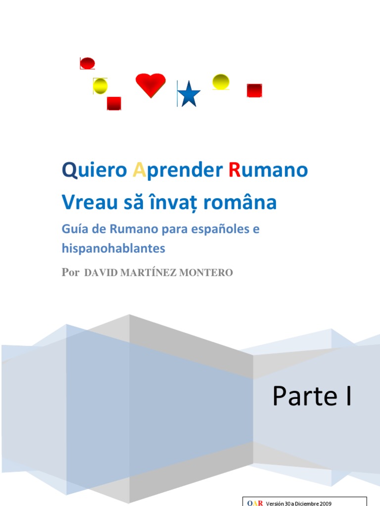 Quiero Aprender Rumano I | Género gramatical | Lengua española | Prueba ...