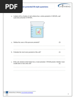 Water Potential Worksheet Key | PDF | Sucrose | Water