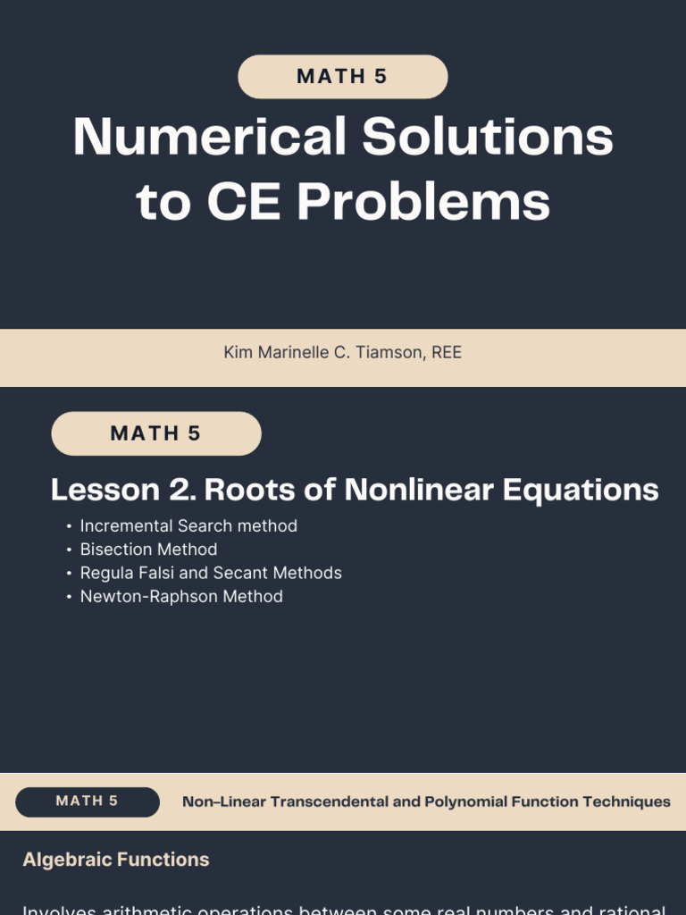 MATH 5 Lesson 2 | PDF | Equations | Polynomial