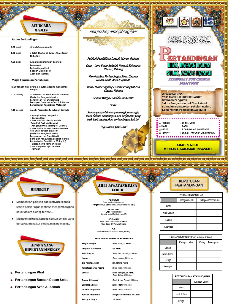 Buku Program Mahrajan Skk 2024 | PDF