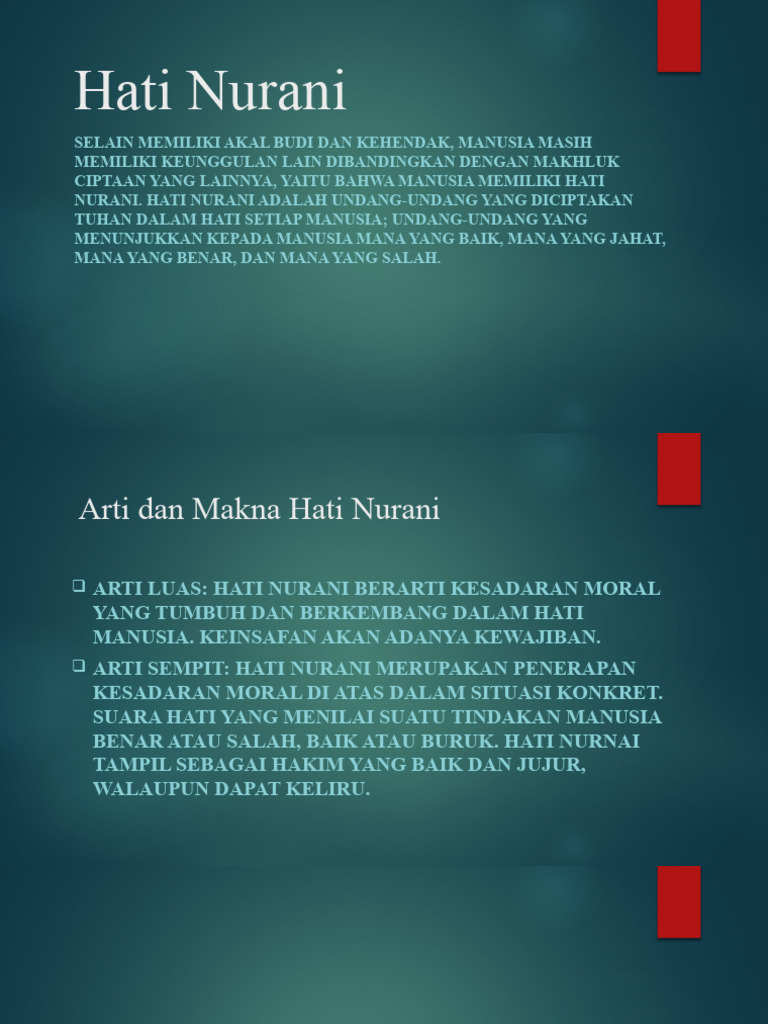 Hati Nurani | PDF