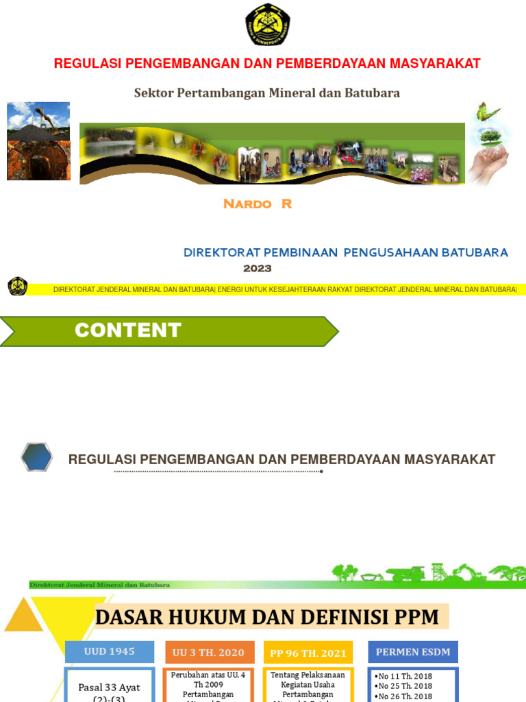 Materi Diklat Regulasi PPM | PDF