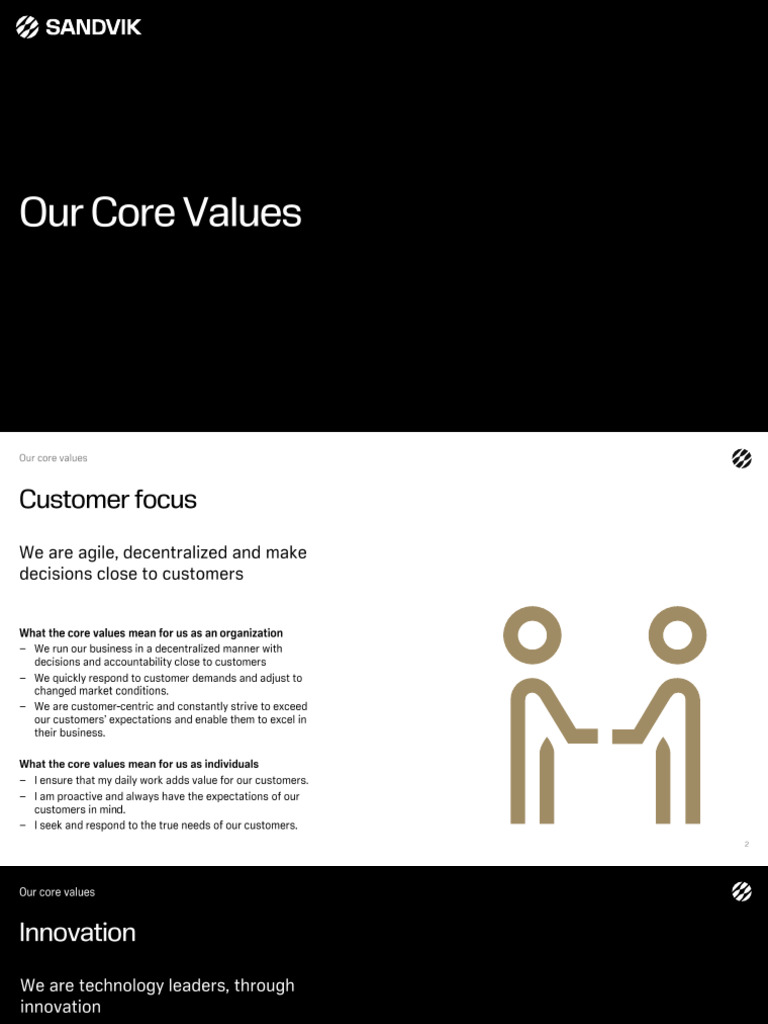 Core Values Presentation | PDF