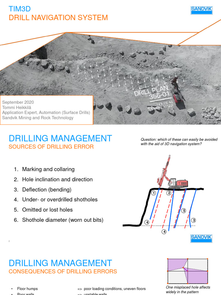 Leopard DI650i TIM3D Training Sep 2020 | PDF | Drilling | Drilling Rig