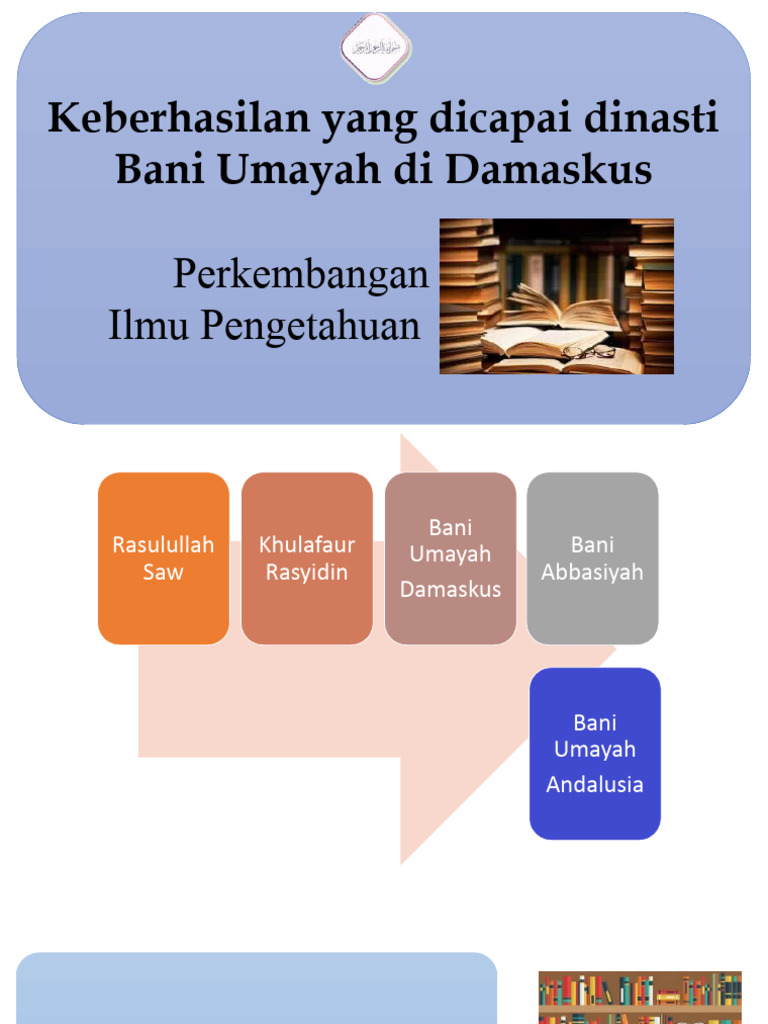 PPT 8. Ilmu Pengetahuan Bani Umayah Damaskus | PDF
