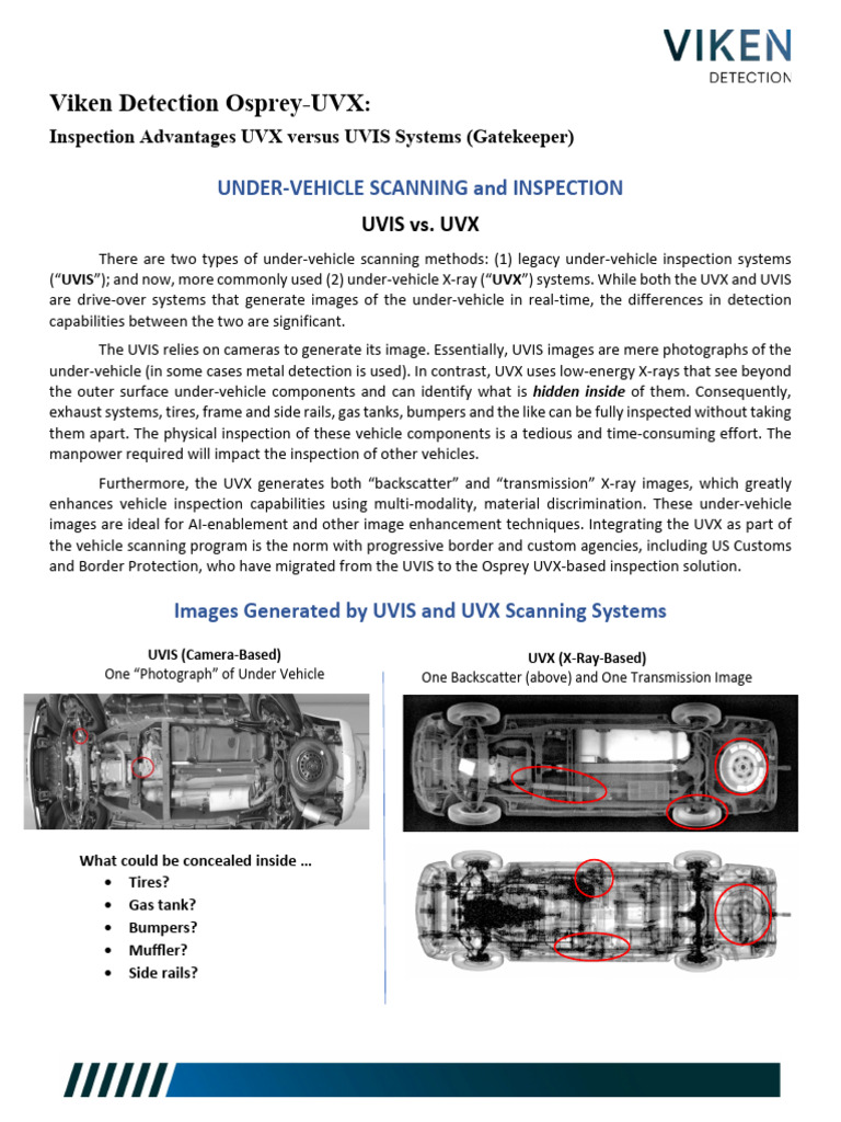 Viken Osprey UVX Comparison To UVIS Technology v1 | PDF | U.S. Customs ...