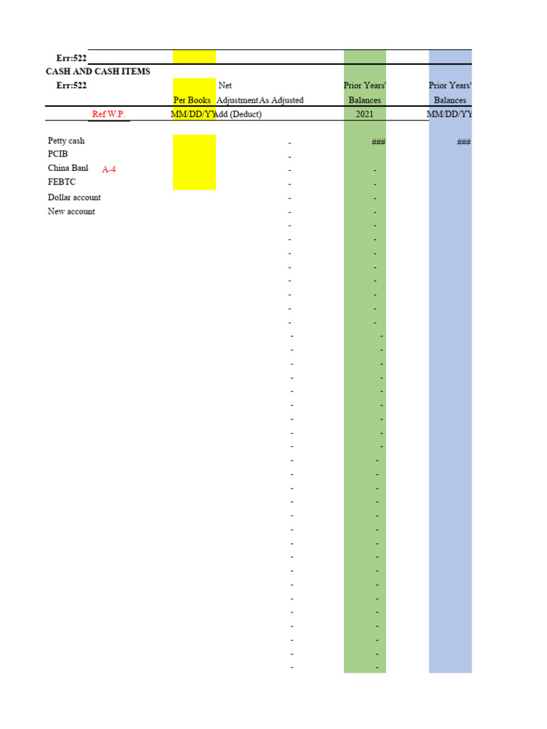 Cash Count | PDF | Money | Financial Services