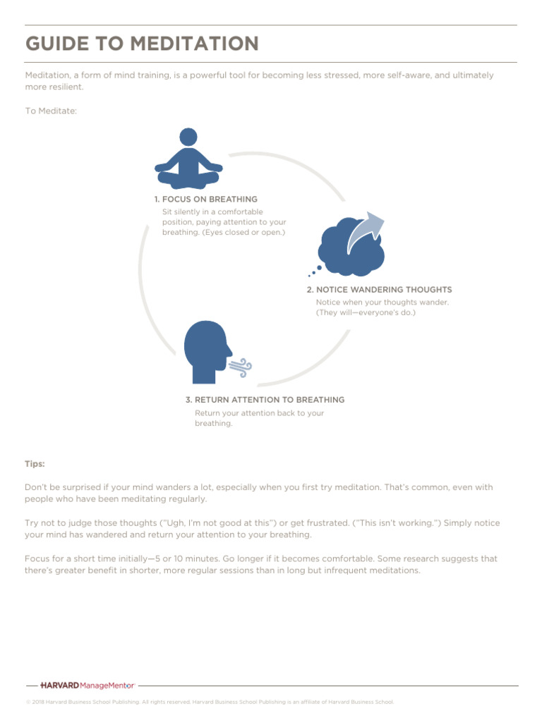 Guide To Meditation | PDF