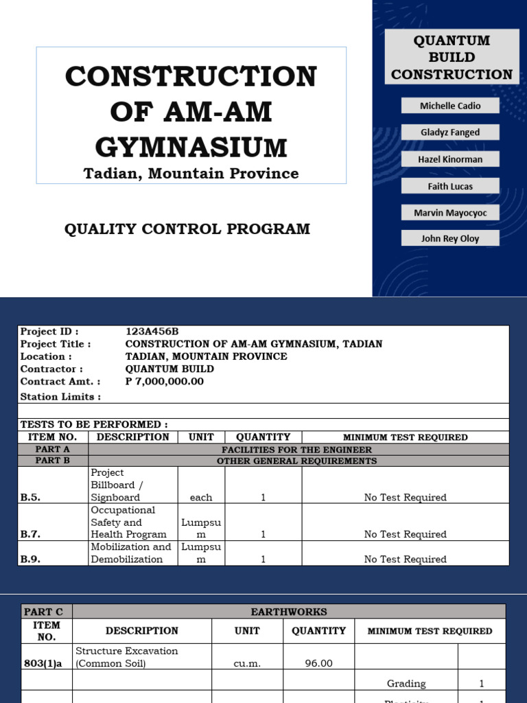 QCP Am Am Gymnasium | PDF | Concrete | Materials