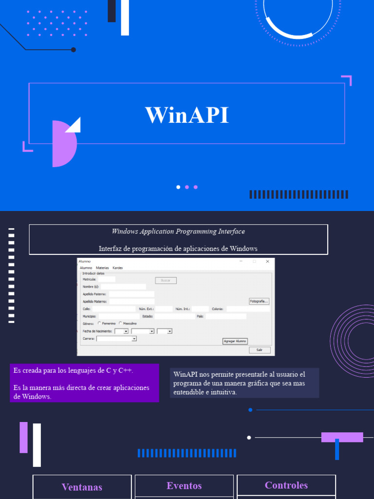 5 WinAPI | PDF | Ventana (informática) | C