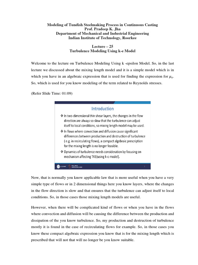 Modelo Distribuidor Turbulence Modeling Using Ke Model 20 | Download ...