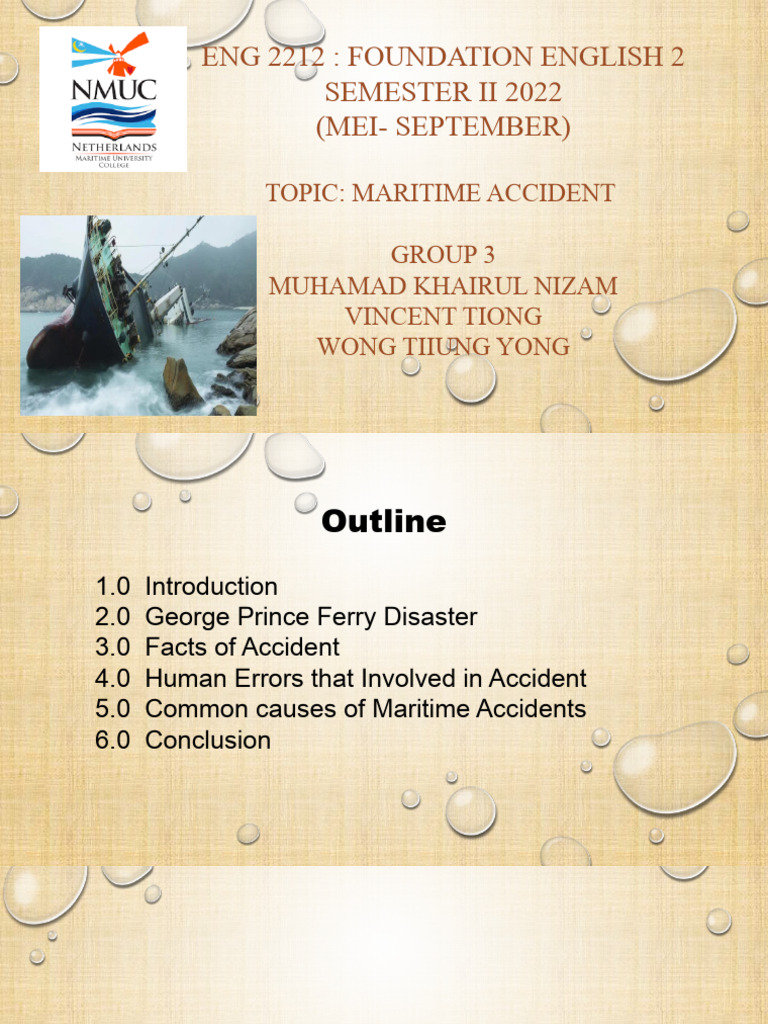 Eng Presentation | PDF | Ships | Traffic
