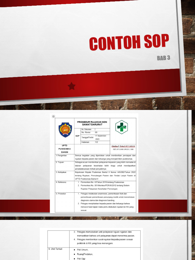 Contoh SOP | PDF