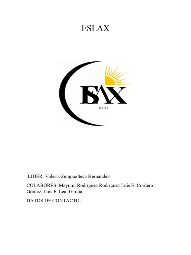Eslax | PDF | Diodo emisor de luz | Calidad (comercial)