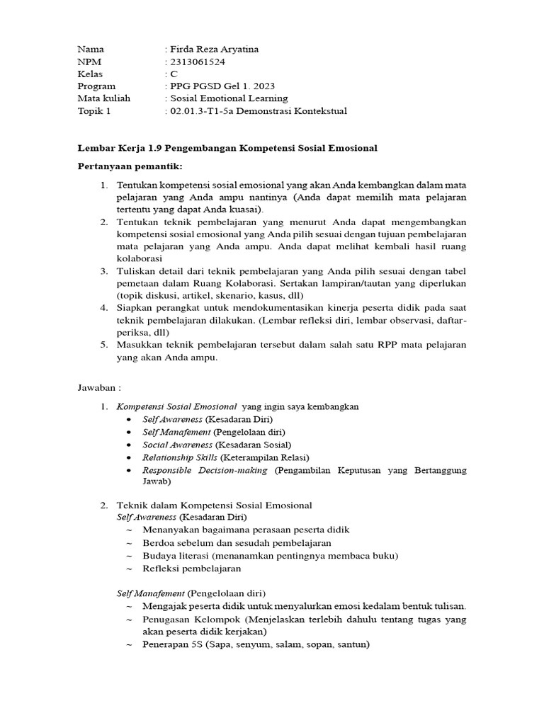 02.01.3-T1-5a Demonstrasi Kontekstual | PDF