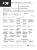 Counseling Referral Form Template PDF | PDF