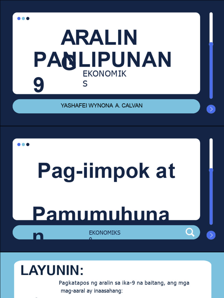 AP9 Pag Iimpok at Pamumuhunan | PDF