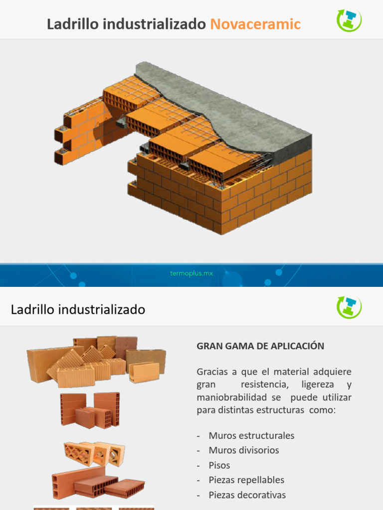 Beneficios Ladrillo Industrializado1 | PDF | Ladrillo | Albañilería