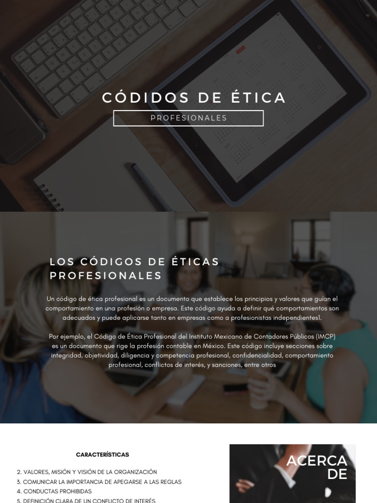 Los códigos de ética profesionales | PDF | Abogado | Contador