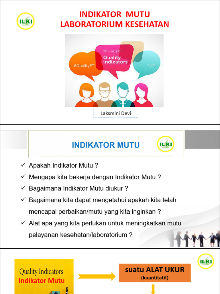 Indikator Mutu PPT ILKI 2 Maret 2024 | PDF