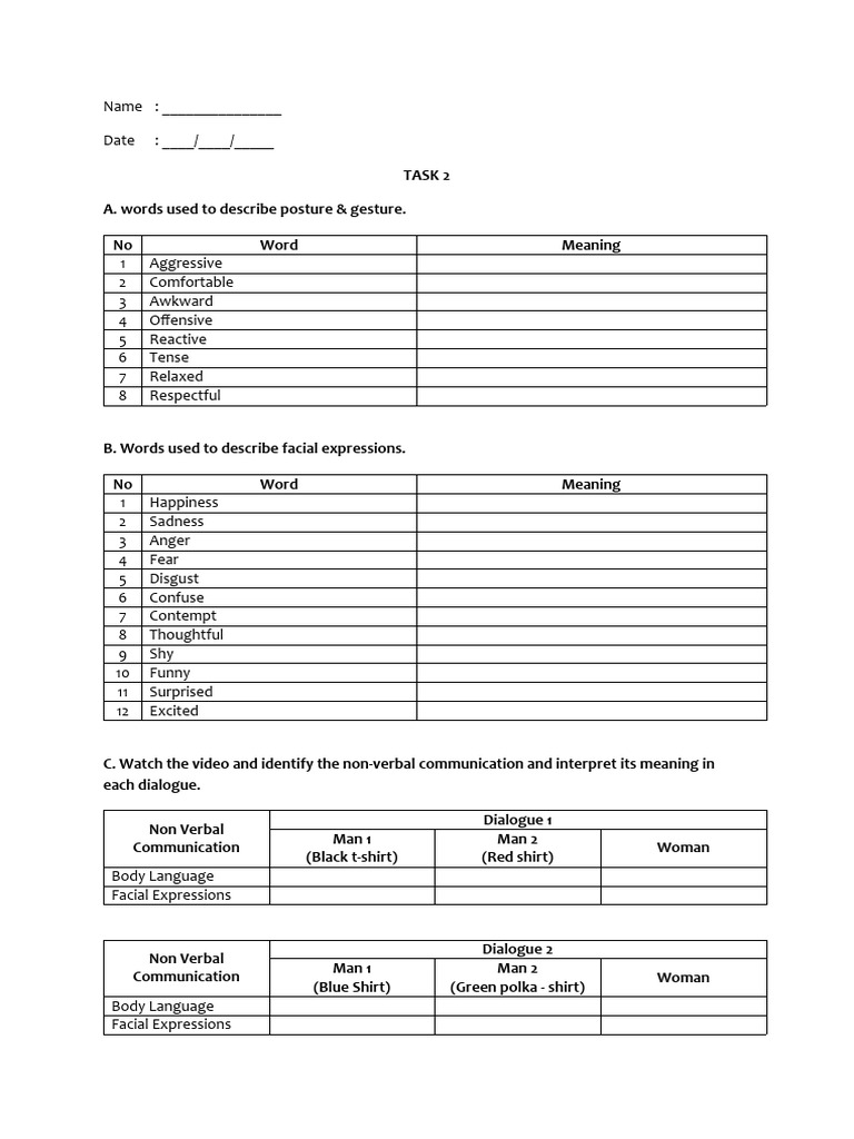 Introducing and Identify A Dialogue (Basic English) | PDF | Nonverbal Communication | Body Language