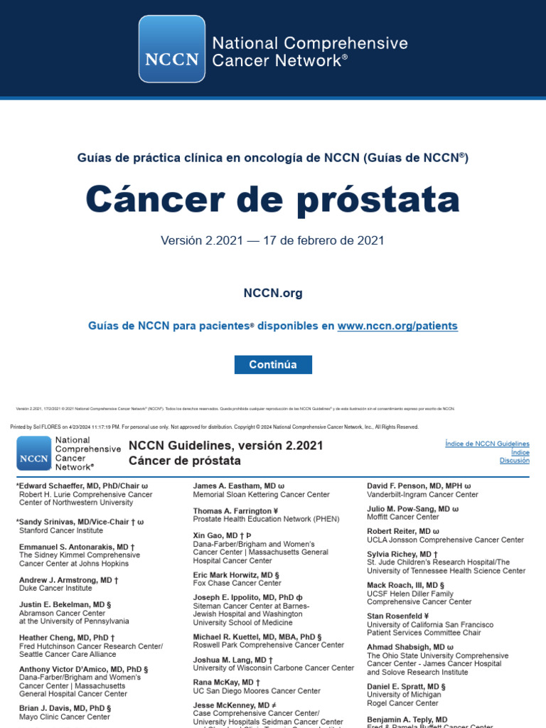 Prostate Spanish Translation | PDF | Cancer de prostata | Enfermedades ...