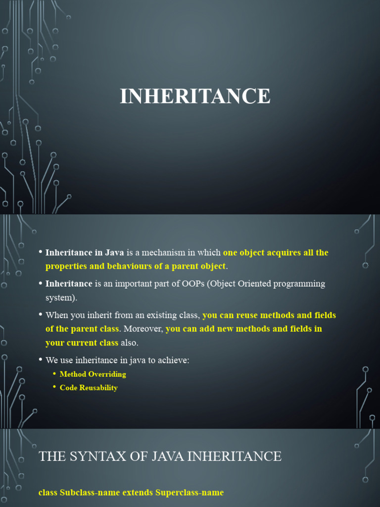 Inheritance | PDF