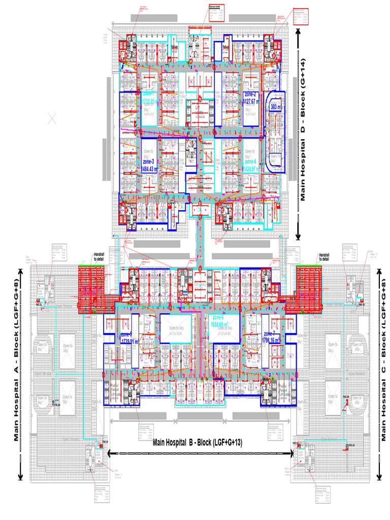 Ninth Floor Plan V1 R0-Model | PDF | Stairs | Architectural Elements