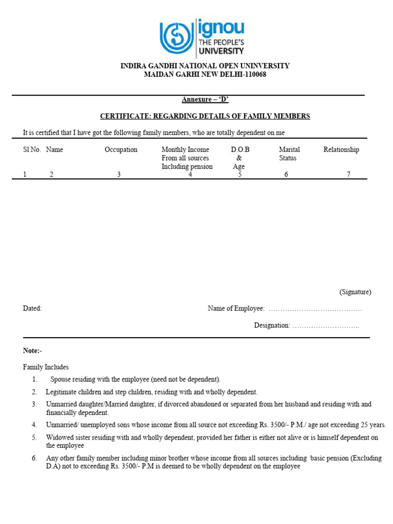 Annexure D | PDF