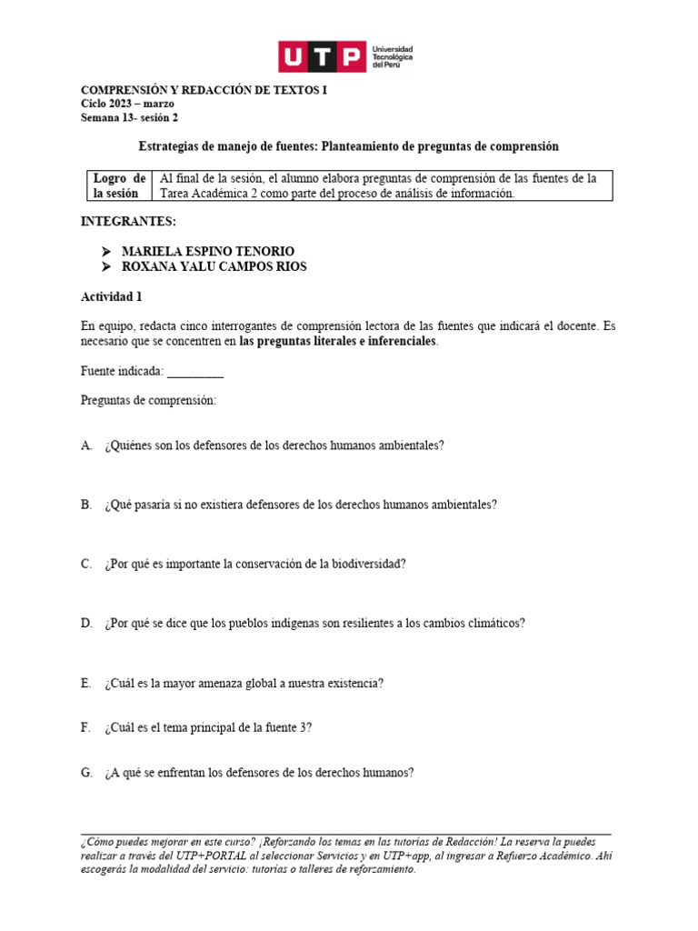 Estrategias de Comprensión Lectora | PDF | Entorno natural