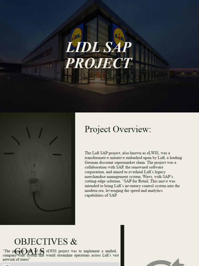 Lidl SAP project Presentation | PDF | Business