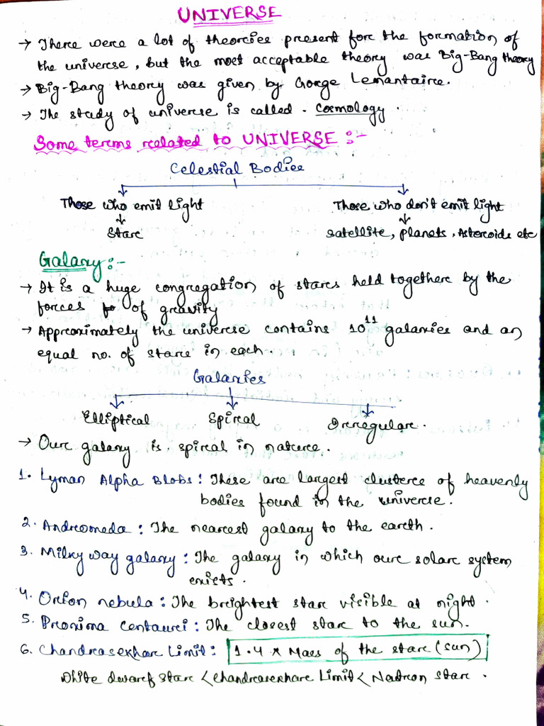 Universe Solar System | PDF