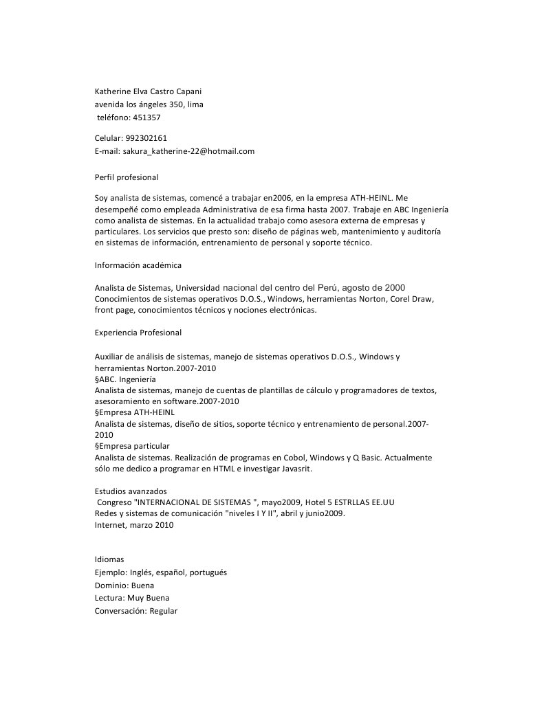 Katherine Elva Castro Capani | PDF