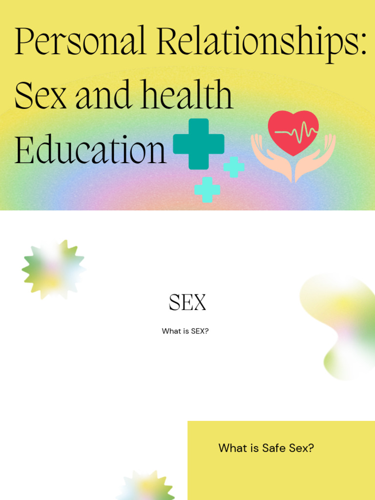 Personal Development Basic Sex Education | PDF | Sexually Transmitted ...
