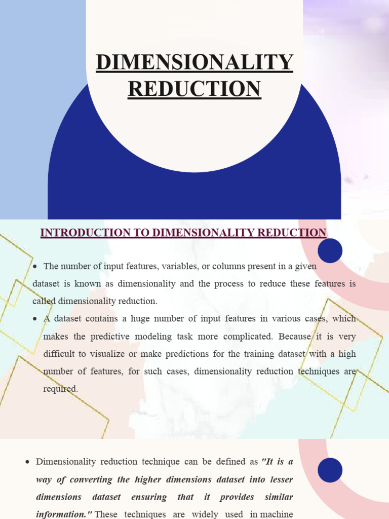 Dimensionality Reduction Guide | PDF | Eigenvalues And Eigenvectors | Principal Component Analysis
