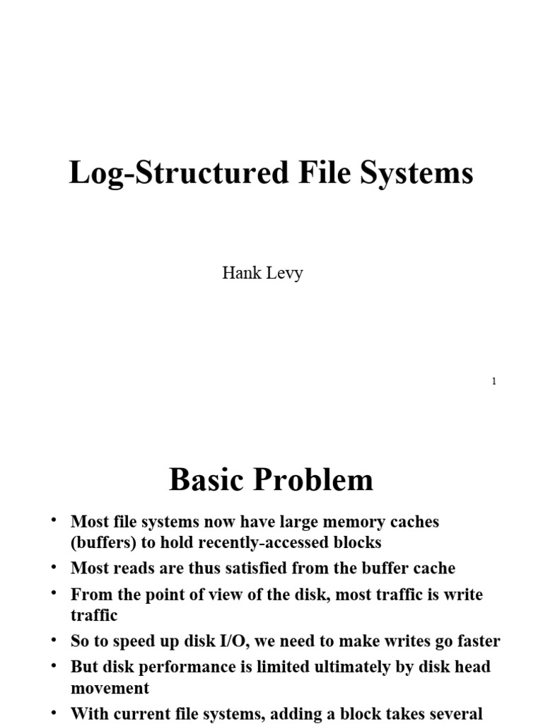 9. log structure | PDF | File System | Computer Engineering