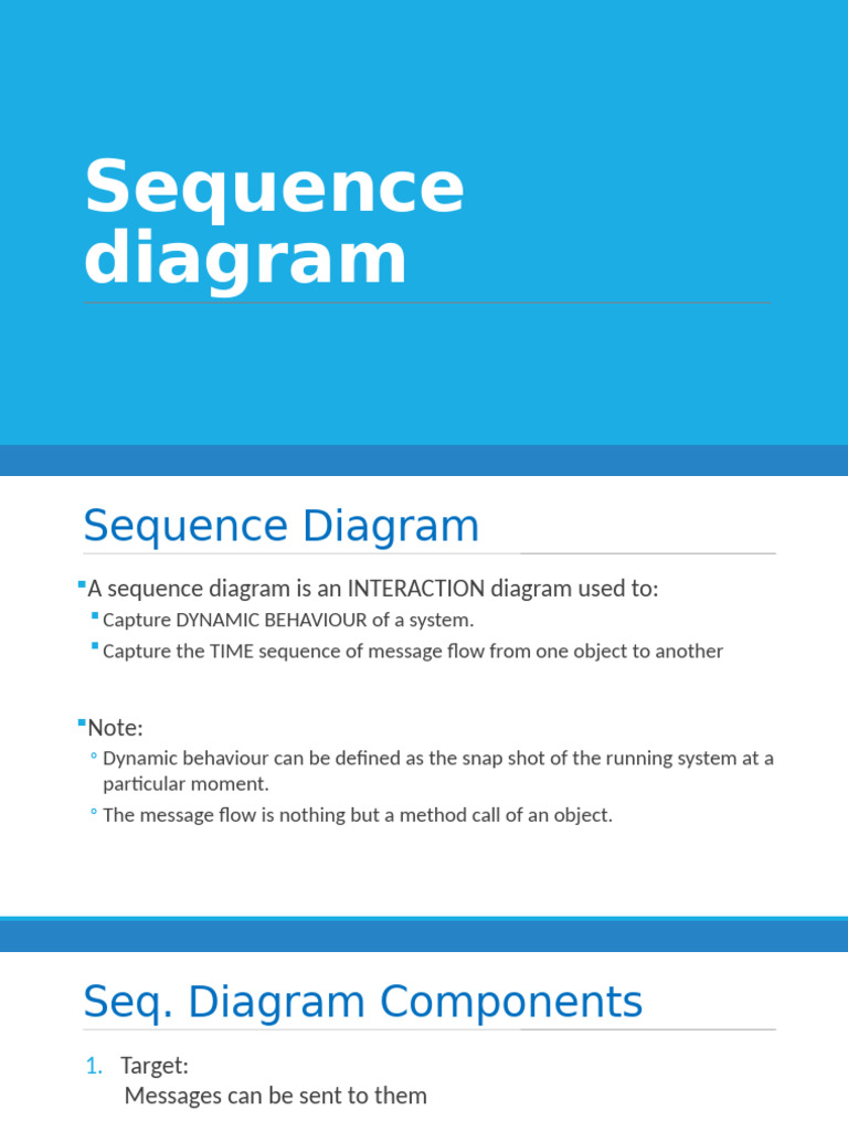 Sequence Diagram Pdf