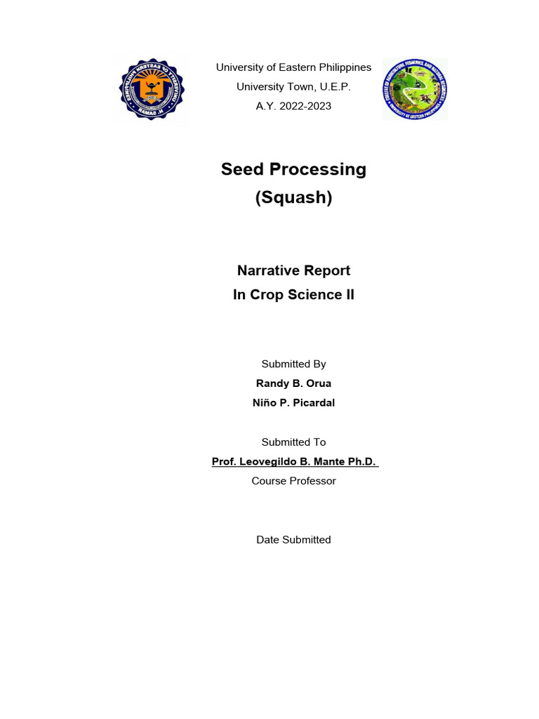 Seed Processing | PDF | Seed | Cucurbita